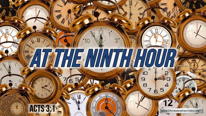 Thought for September 9th. “AT THE NINTH HOUR” – Mooroolbark ...